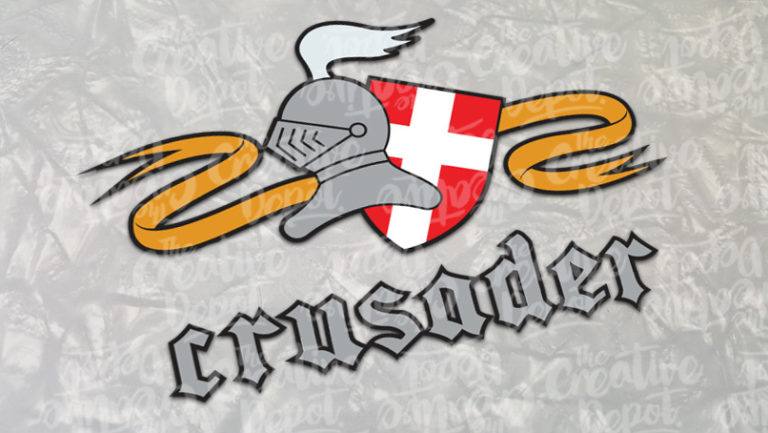 Crusader Shield Logo Decal – The Creative Depot Store