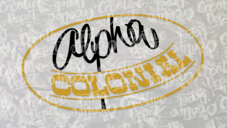 Alpha Colonial factory logo – The Creative Depot Store